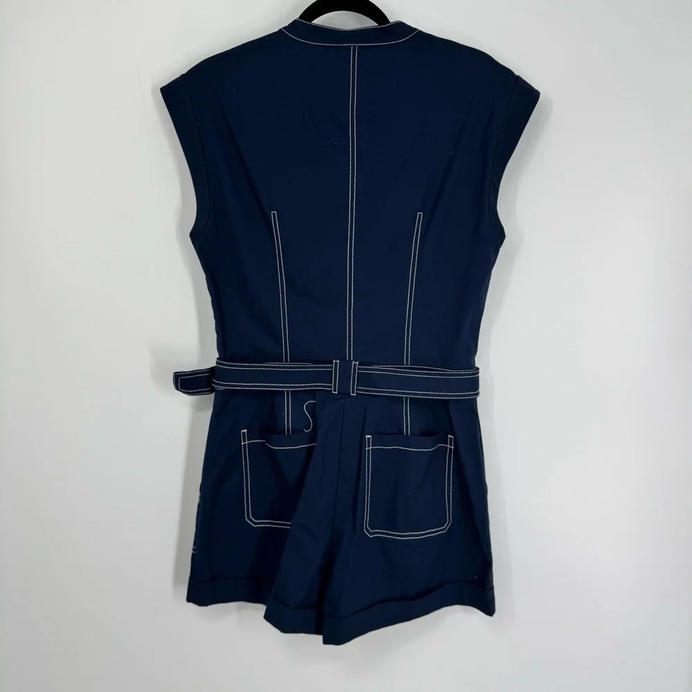 Jonathan Simkhai | Pants & Jumpsuits | Nwt Simkhai Tinka Belted Romper ...